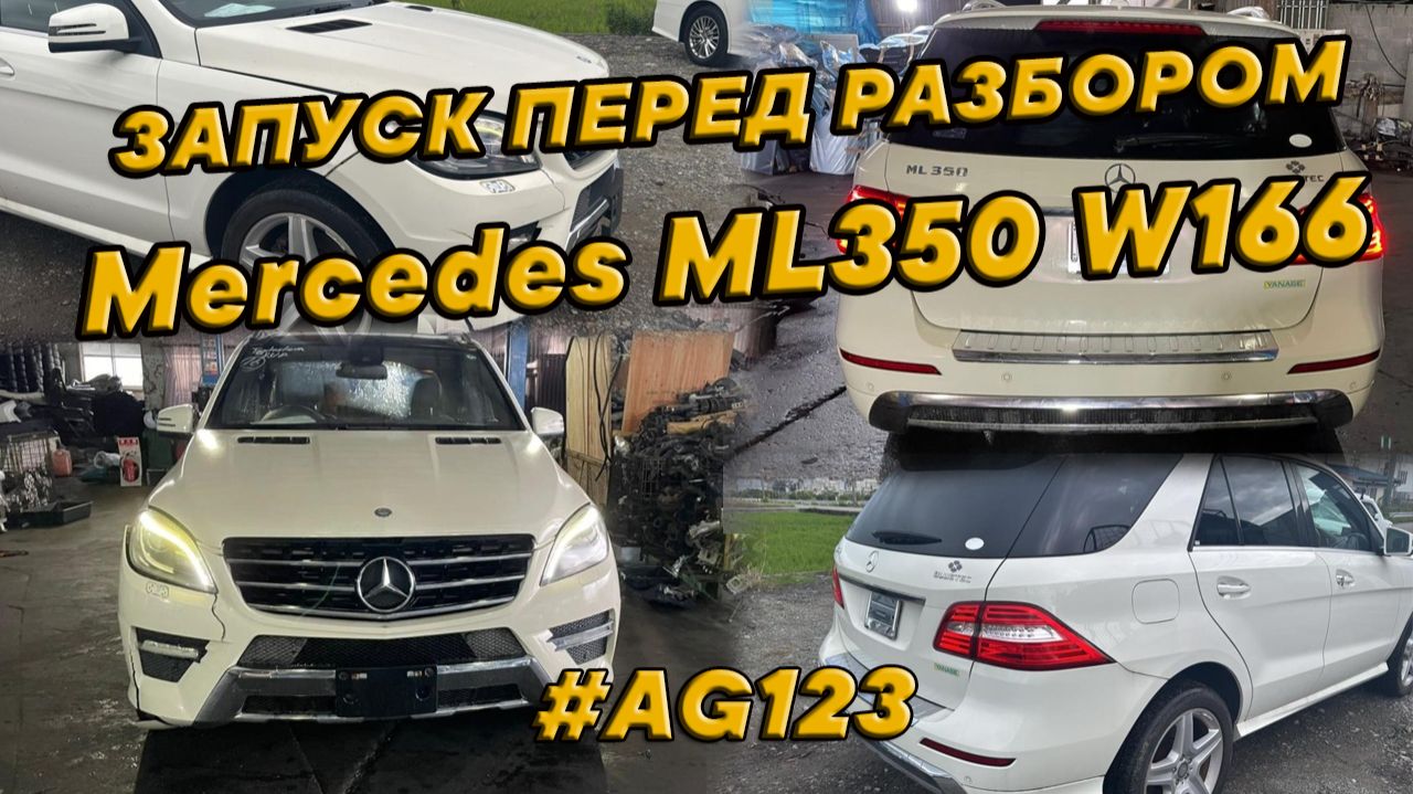T8318 Mercedes ML W166 Запустили. На запчасти