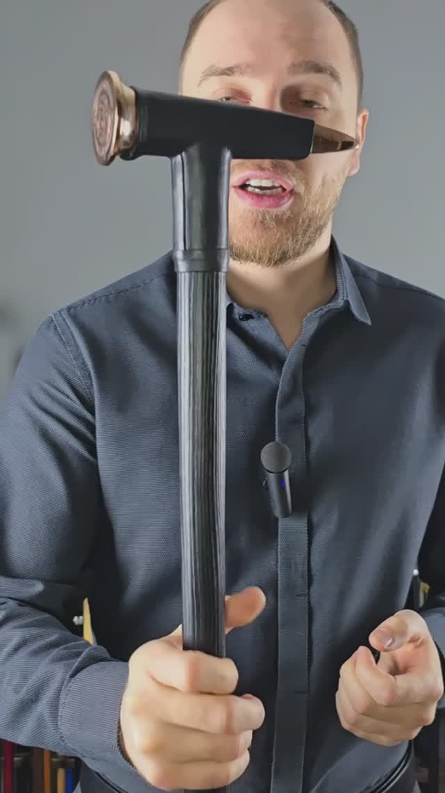 Трость с БРОНЗОВЫМ ГВОЗДЕМ? Да, это возможно!