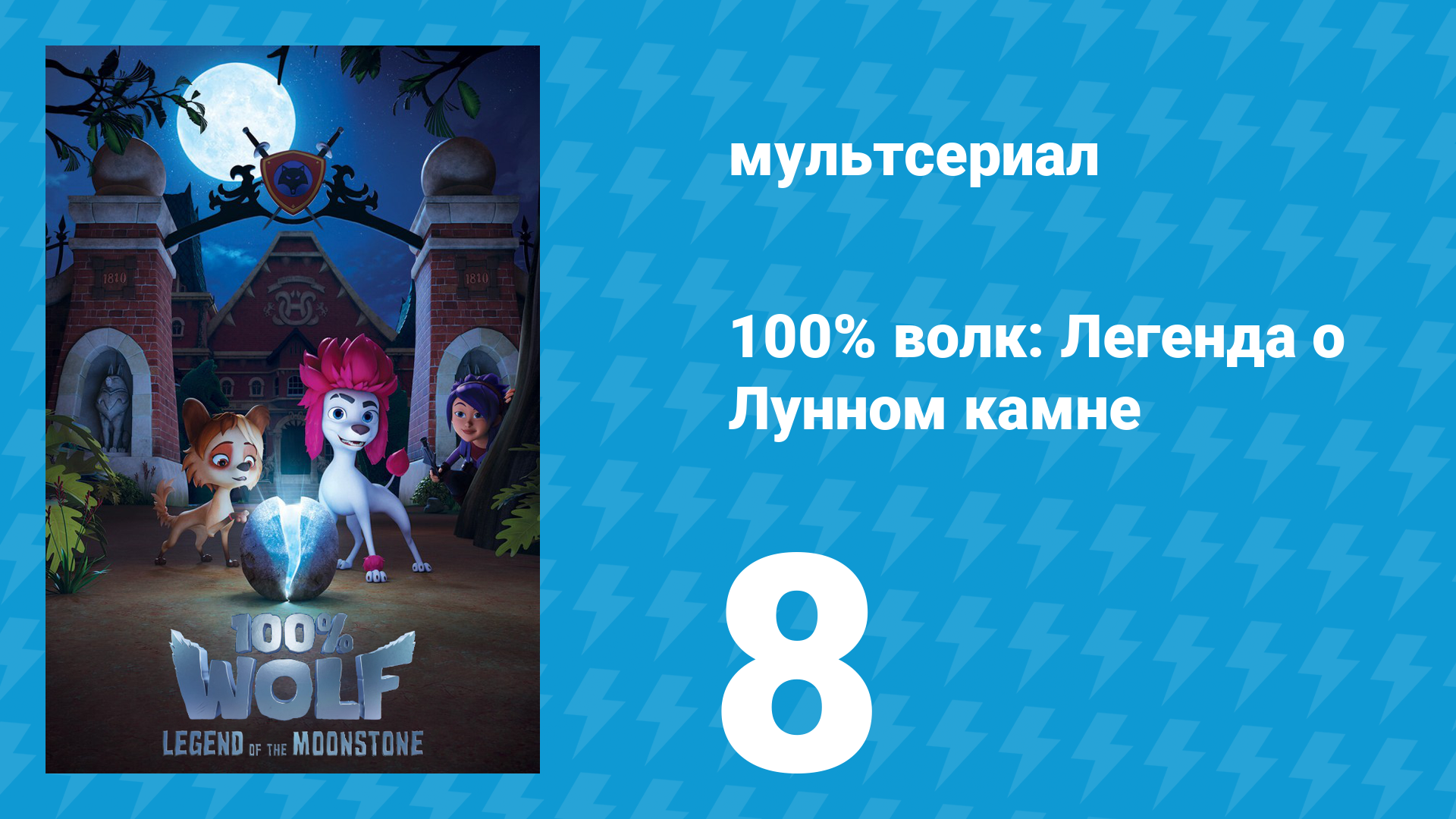 100% волк: Легенда о Лунном камне 1 сезон 8 серия (мультсериал, 2020)
