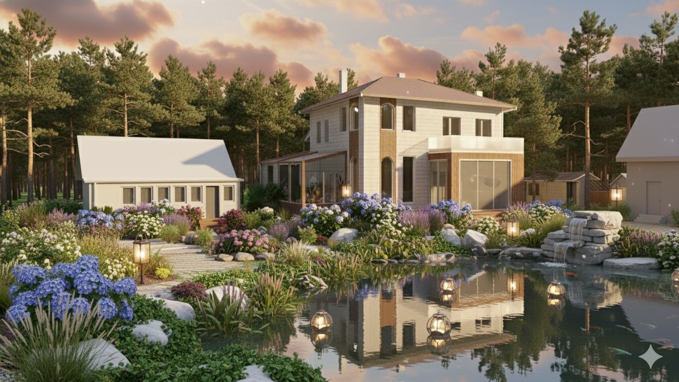 Проектирование дома, предложение по внешнему виду. 3д-тур