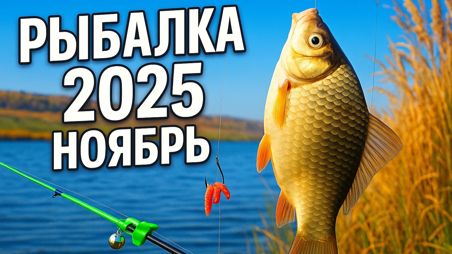 Рыбалка на донку КРОКОДИЛ КАРАСЬ в ноябре 2025