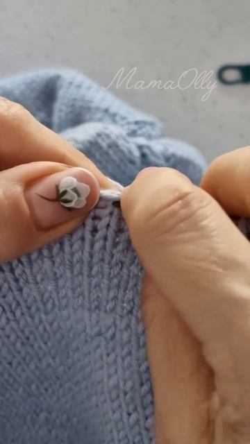 Рукав начало вязания