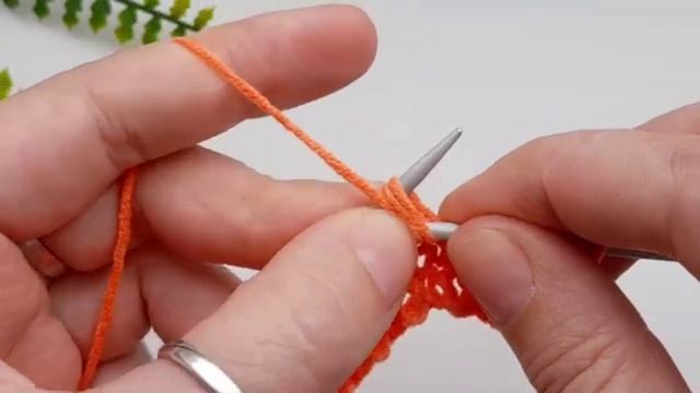 Простой узор спицами - Вязание спицами для начинающих