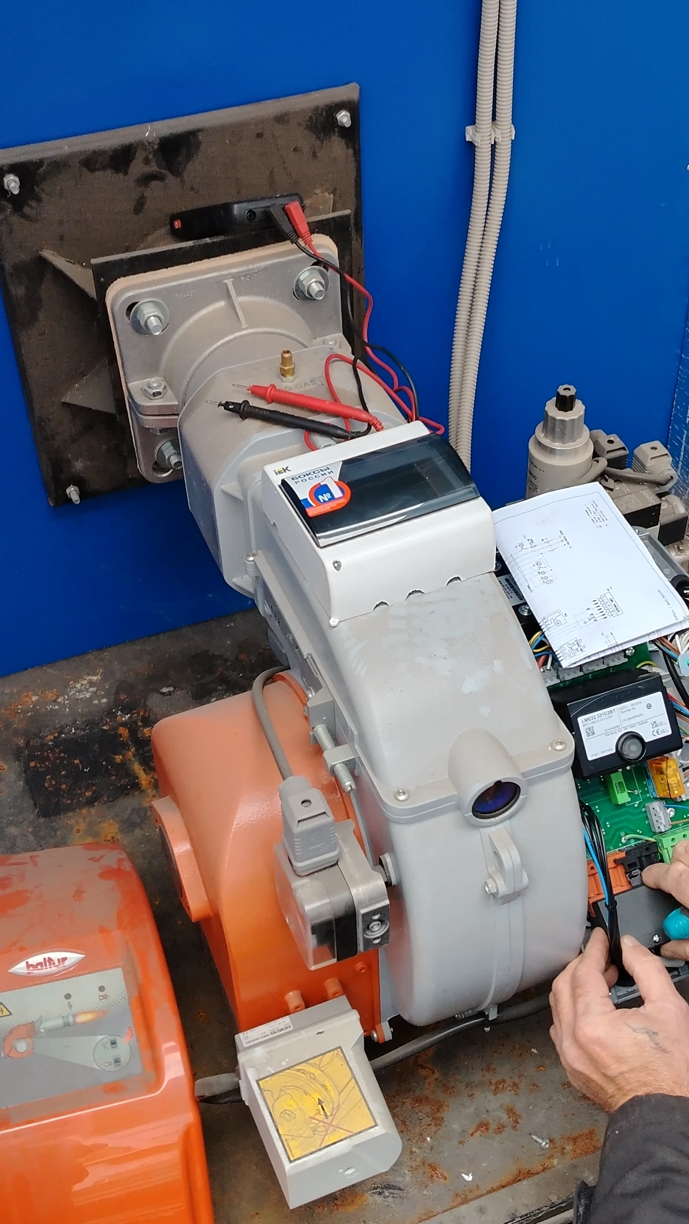 Причина нестабильной работы горелки грязный фильтр