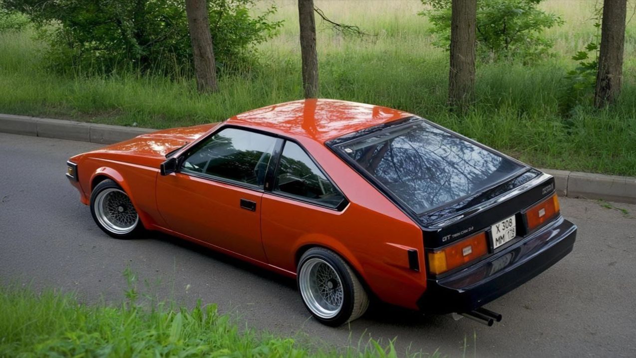 Toyota Celica XX (Supra) ga61 - Сквозь время и пространство с полуоткрытыми фарами