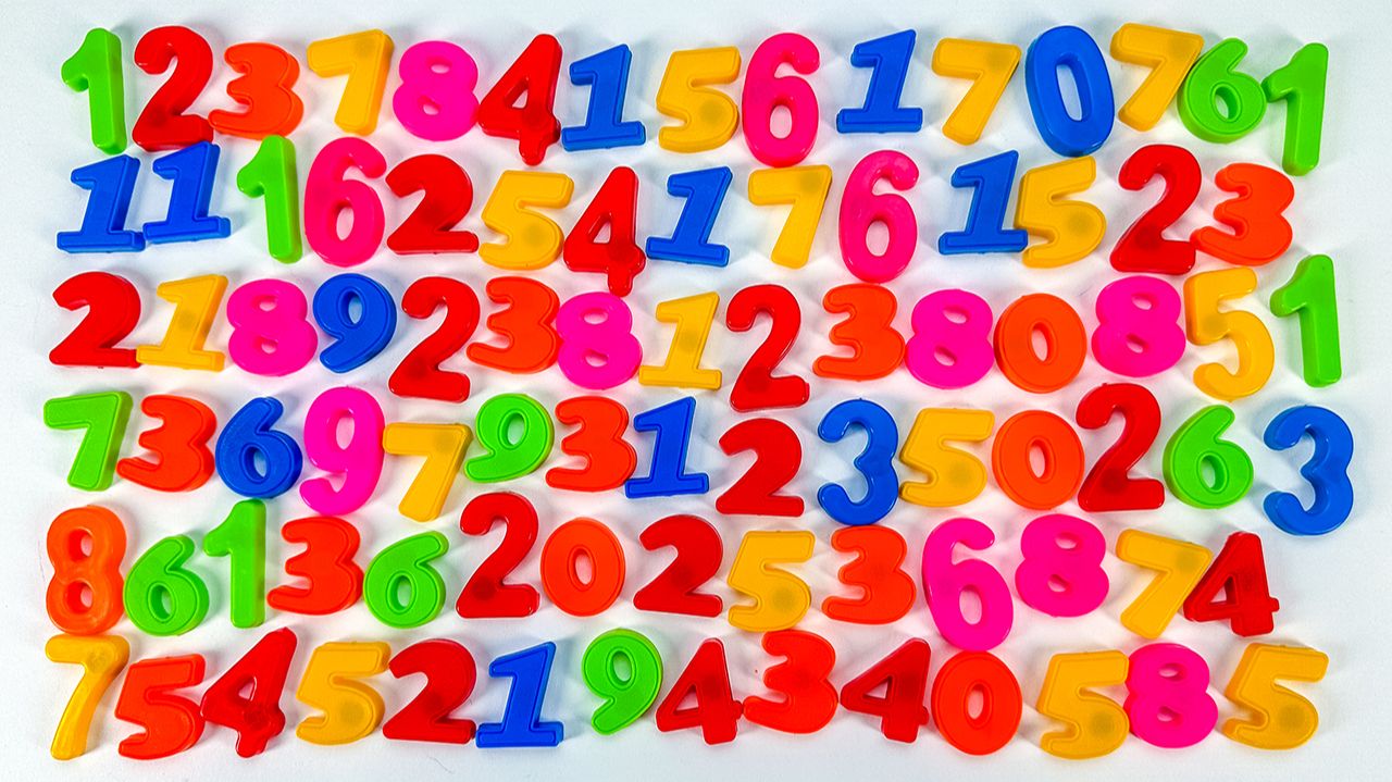 Цифры на Магнитах. Учим Числа от 1 до 50!