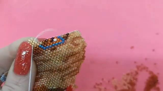 ЛОШАДКА. Кирпичное плетение. Часть 10 из 10 от Светланы Литвиновой]