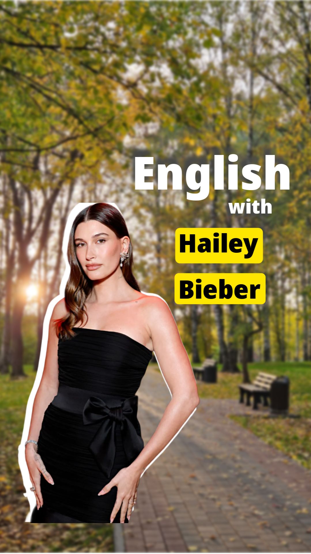 Английский по интервью со знаменитостями. Learn English with Hailey Bieber.