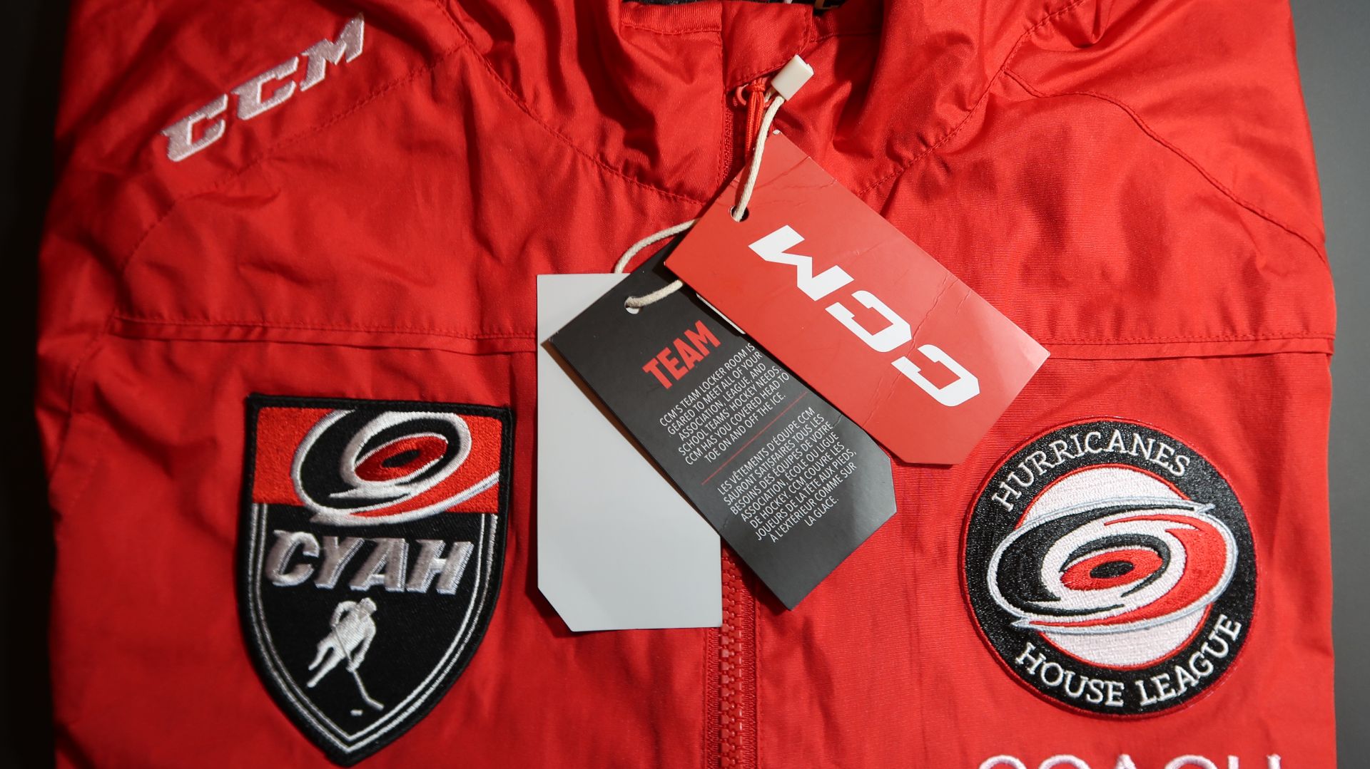 Mens Jacket ССМ Carolina Hurricanes  Hockey NHL  Unboxing.