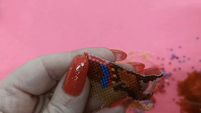 ЛОШАДКА. Кирпичное плетение.  Часть 7 из 10 от Светланы Литвиновой