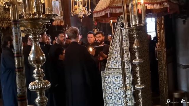 "Достойно есть", Караманиса, глас пл. второго. Поёт хор "Эн Псалтирио"