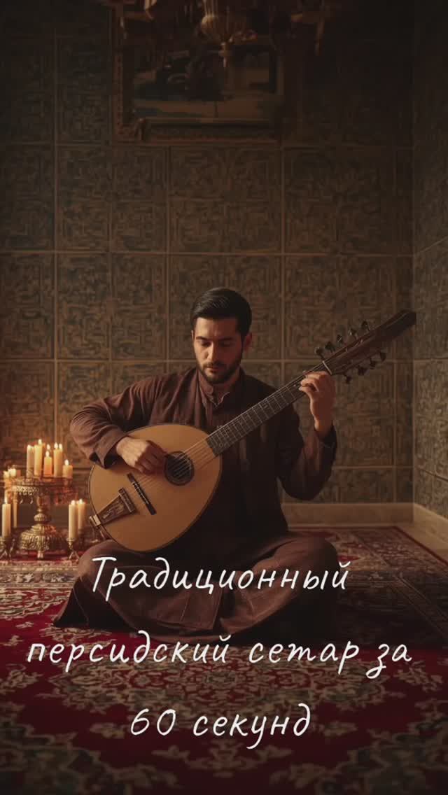 Традиционный персидский сетар за 60 секунд