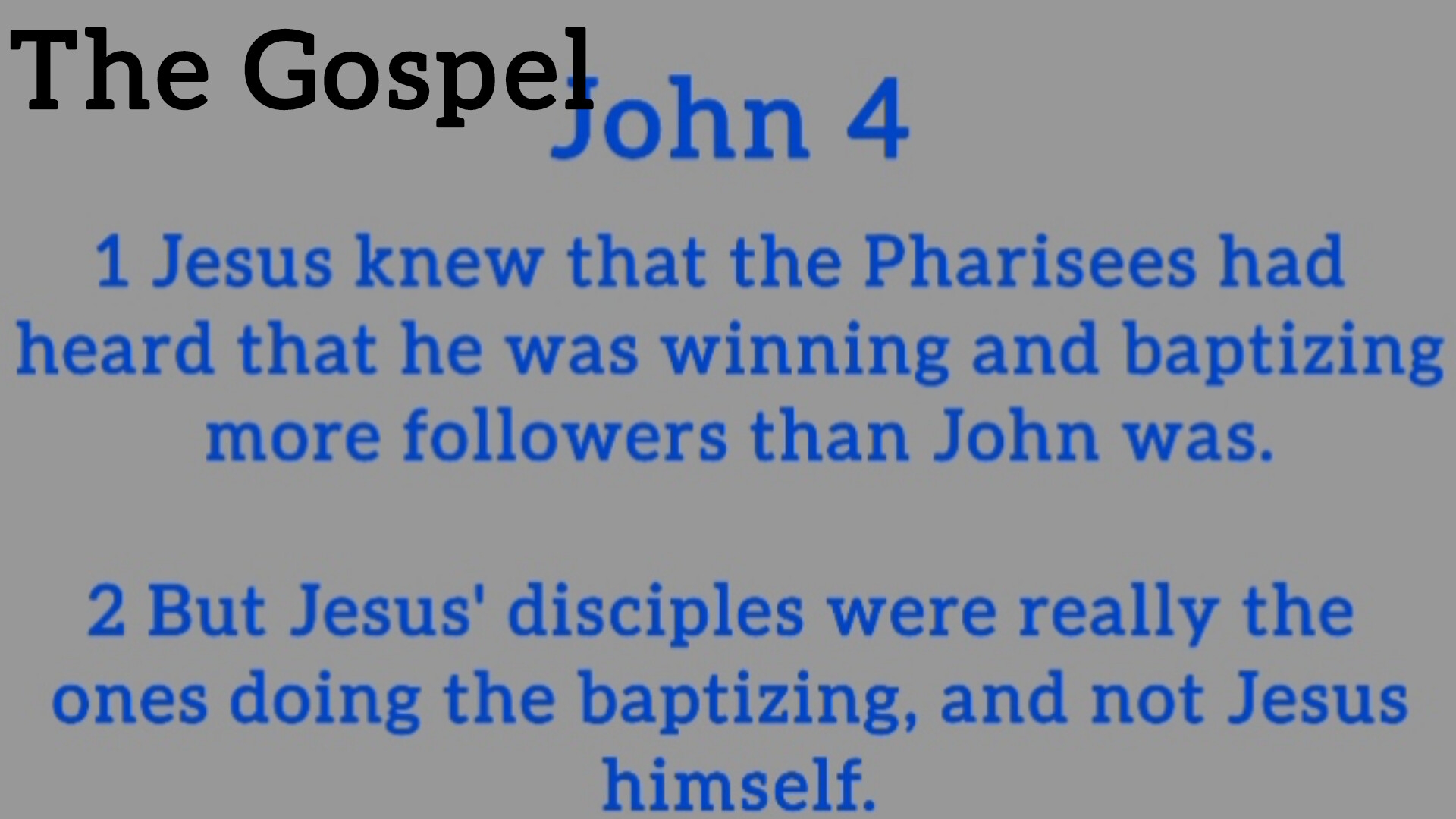 The Gospel _ John 4 - Contemporary English Version (Anglicised) 2012. Audiobook.