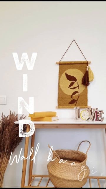 Панно крючком Ветер