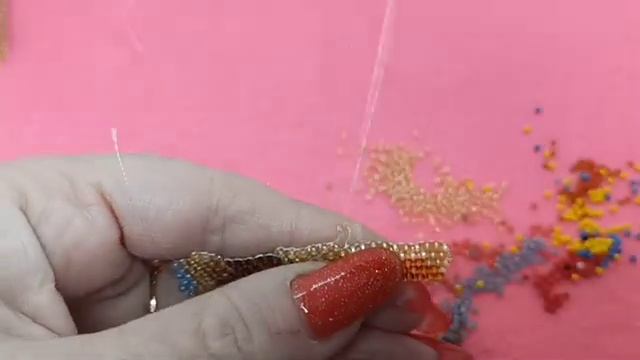 ЛОШАДКА.  Кирпичное плетение.  Часть 6 из 10 от Светланы Литвиновой