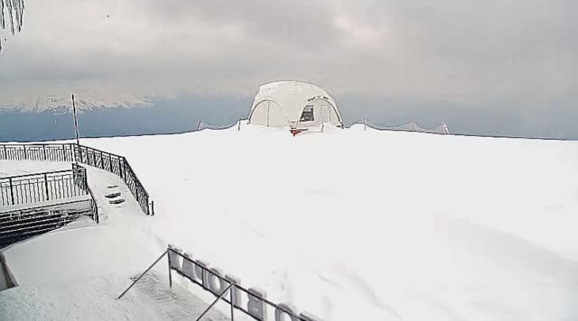 Горный курорт Роза Хутор. 2320м. Роза Пик, Южный склон.Запись_2025_11_14_14_22_02_96