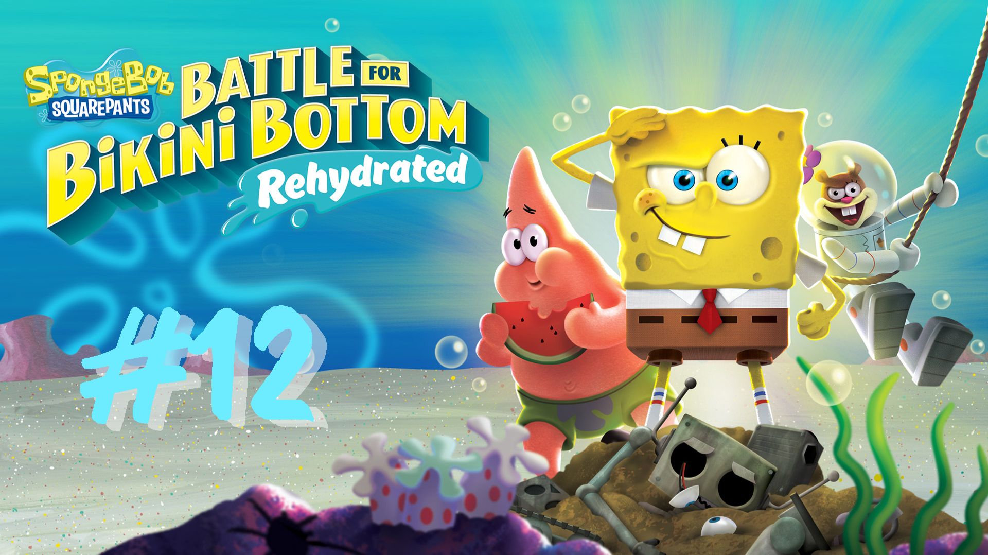 Spongebob Squarepants Battle for Bikini Bottom Rehydrated {Серия 12} Водорослевый Лес