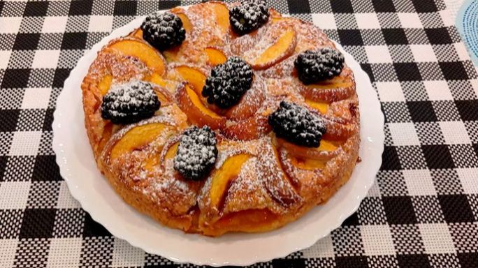 Нежный Вкусный Фруктовый Пирог /