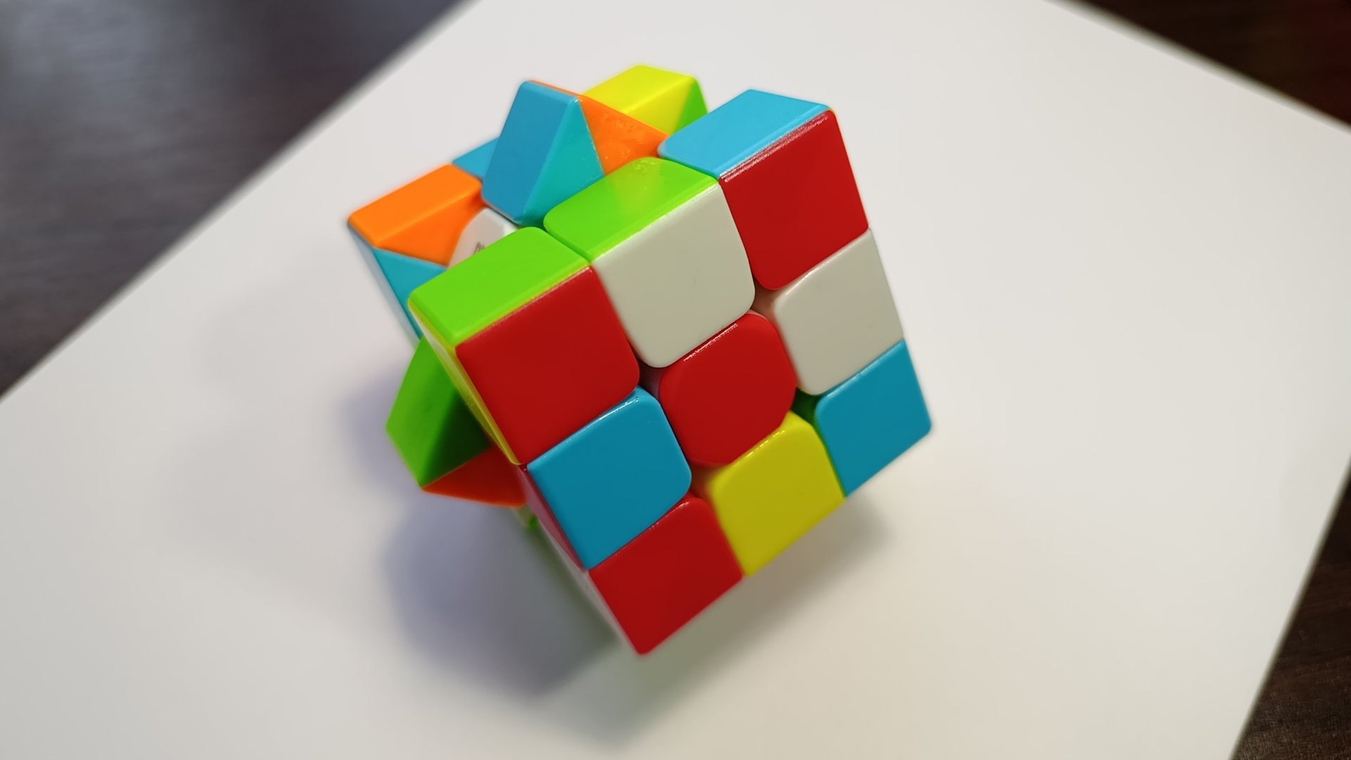 Кубик Рубика 3х3 - инструкция - Собираем среднюю грань - часть 5