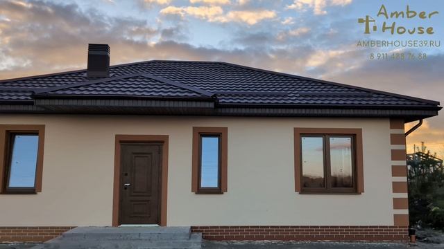 Завершили строительство дома 109 м² в г. Пионерский, Калининградской области