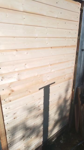 Хозблок для снегоуборщика и мотоблока. Часть 9. Дверь.