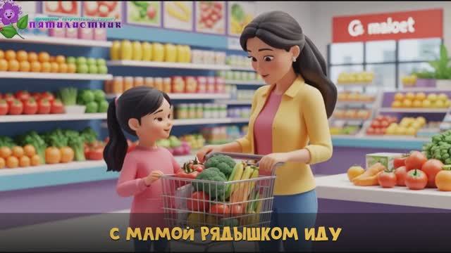 С МАМОЙ ЗА ПОКУПКАМИ (песня к видеоиграм по финансовой грамотности)