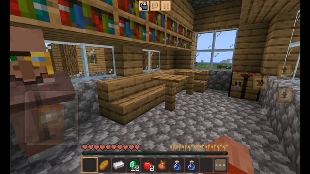 Я переехал жить в деревню жителей! в майнкрафт.серия 1.