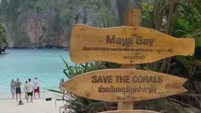 Майя Бэй - здесь снимали фильм с Леонардо Ди Каприо.