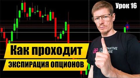 Экспирация опционов. Опционы на Криптовалюты. Обучение торговле Опционами  Урок 16