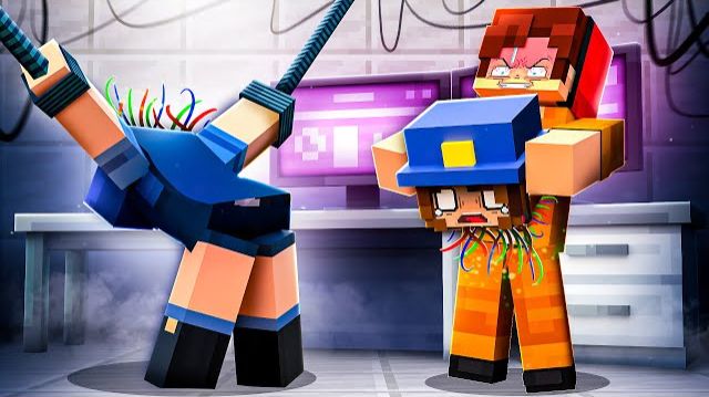 Побег из тюрьмы злой сестры в Майнкрафте, мультфильм