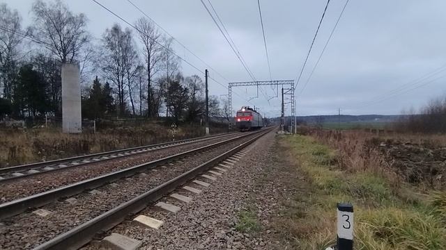 Электровоз ВЛ10. БМО в районе Звенигорода.