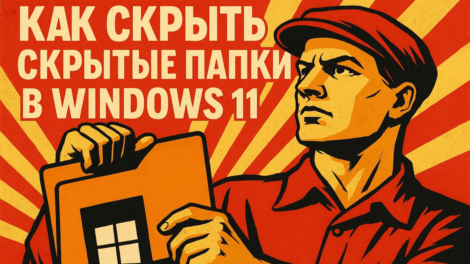 Как скрыть скрытые папки в windows 11