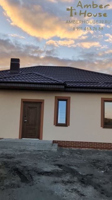 Завершили строительство дома 109 м² в г. Пионерский, Калининградской области