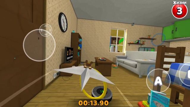 Прохожу миссию Тристопио Полёт на бумажном самолётике в Гигантском доме!