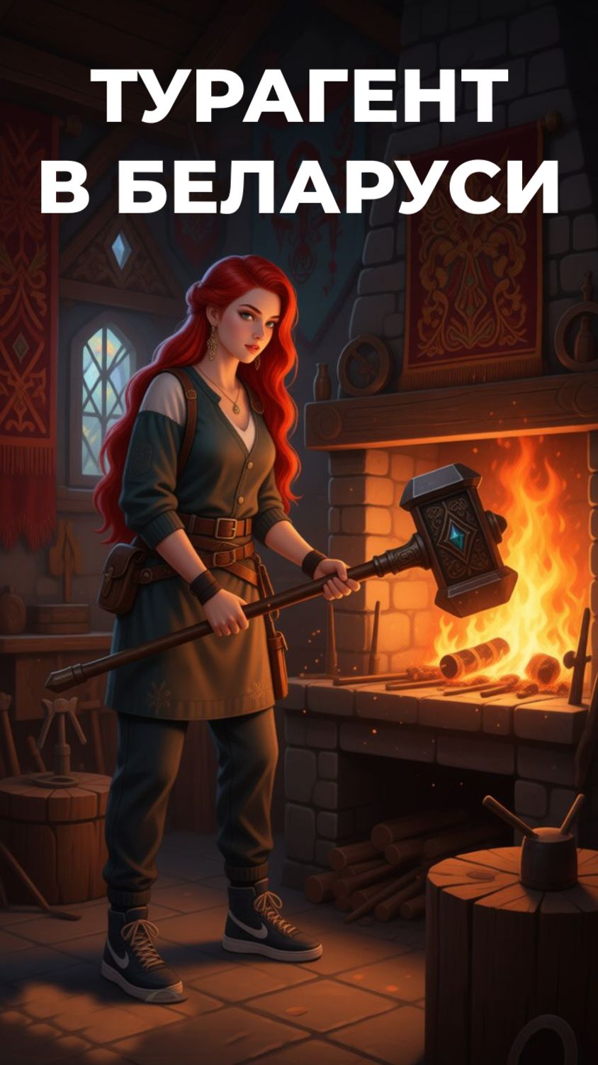 Турагент в рекламнике в Белоруссии