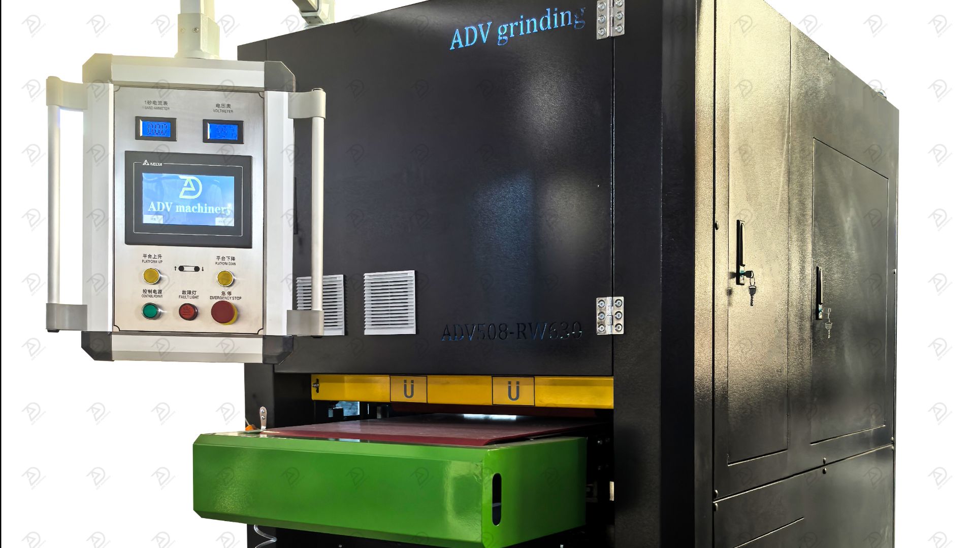 Станок для снятия заусенцев ADV508-RW800: удаляет окислы и заусенцы и создает скошенные кромки!