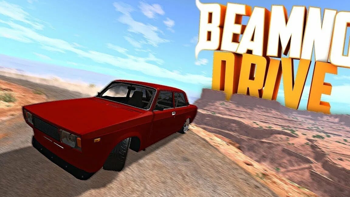 BeamNG.drive РАНДОМ СПУСК С ГОРЫ В ТРУБУ №2