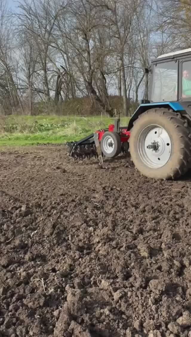 Чизель ПЧС - 2,4 работает с трактором МТЗ 1221🔥💪