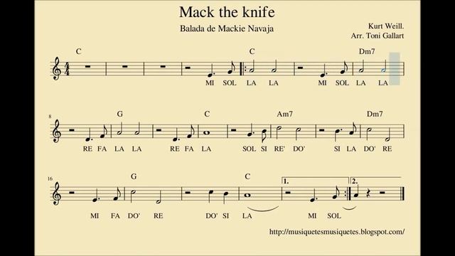 18. Мекки Нож/Mack the knife Армстронг