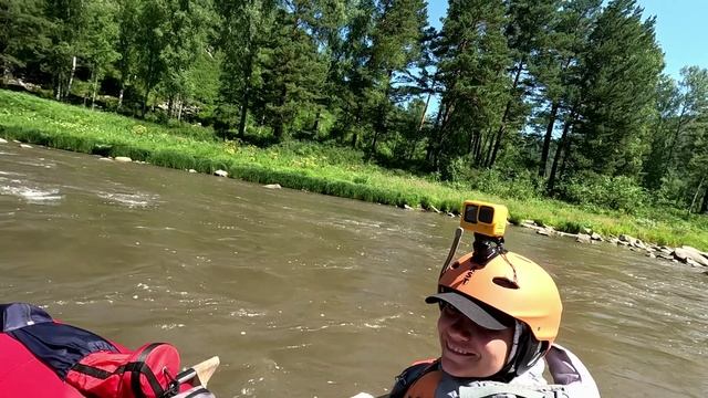 Сплав Алтай р Песчаная 05 07 2025 ч 5 дошли до стоянки (1)