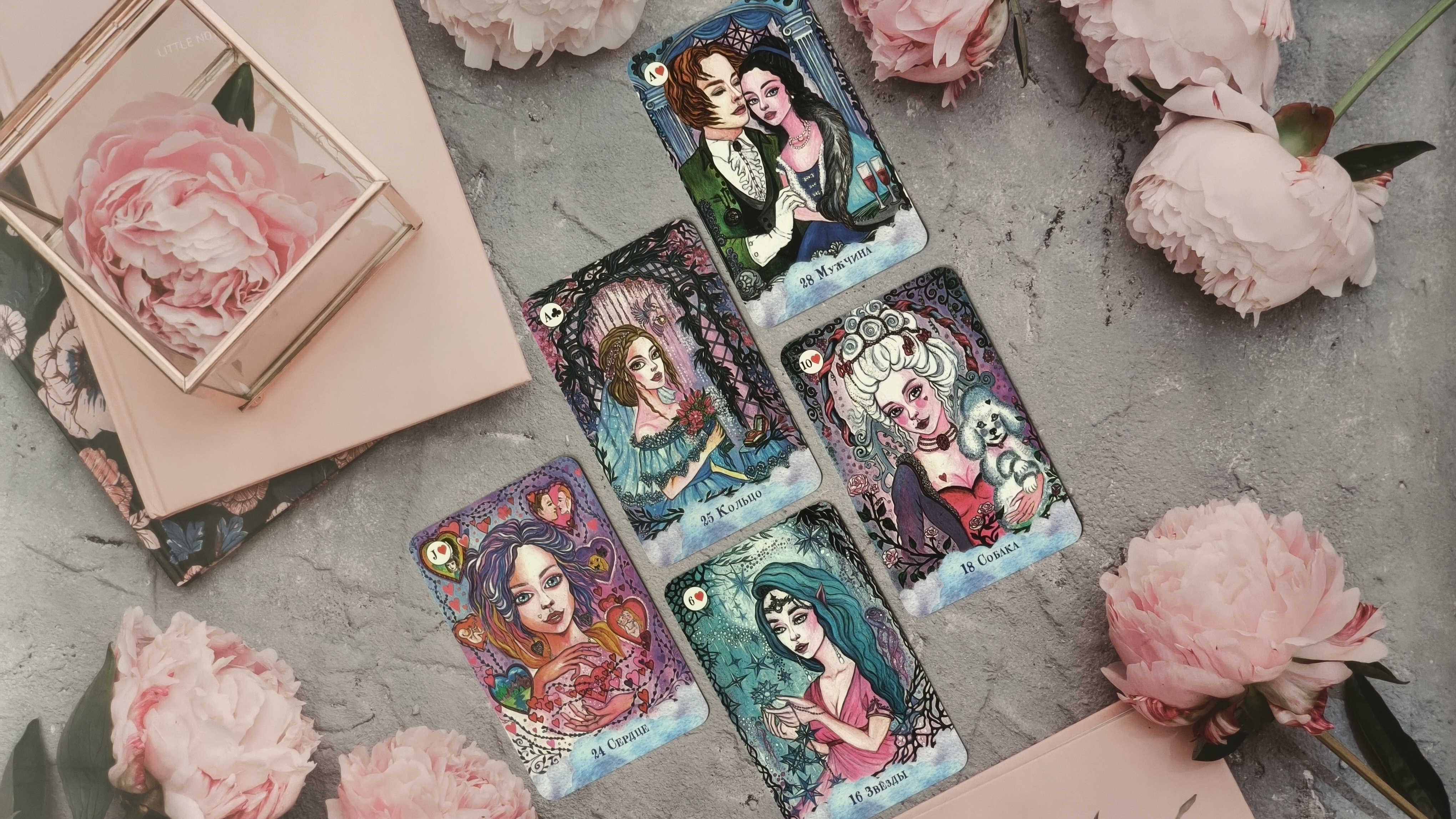 обзор на галерею оракула "Чарующий  мир мадам ленорман"