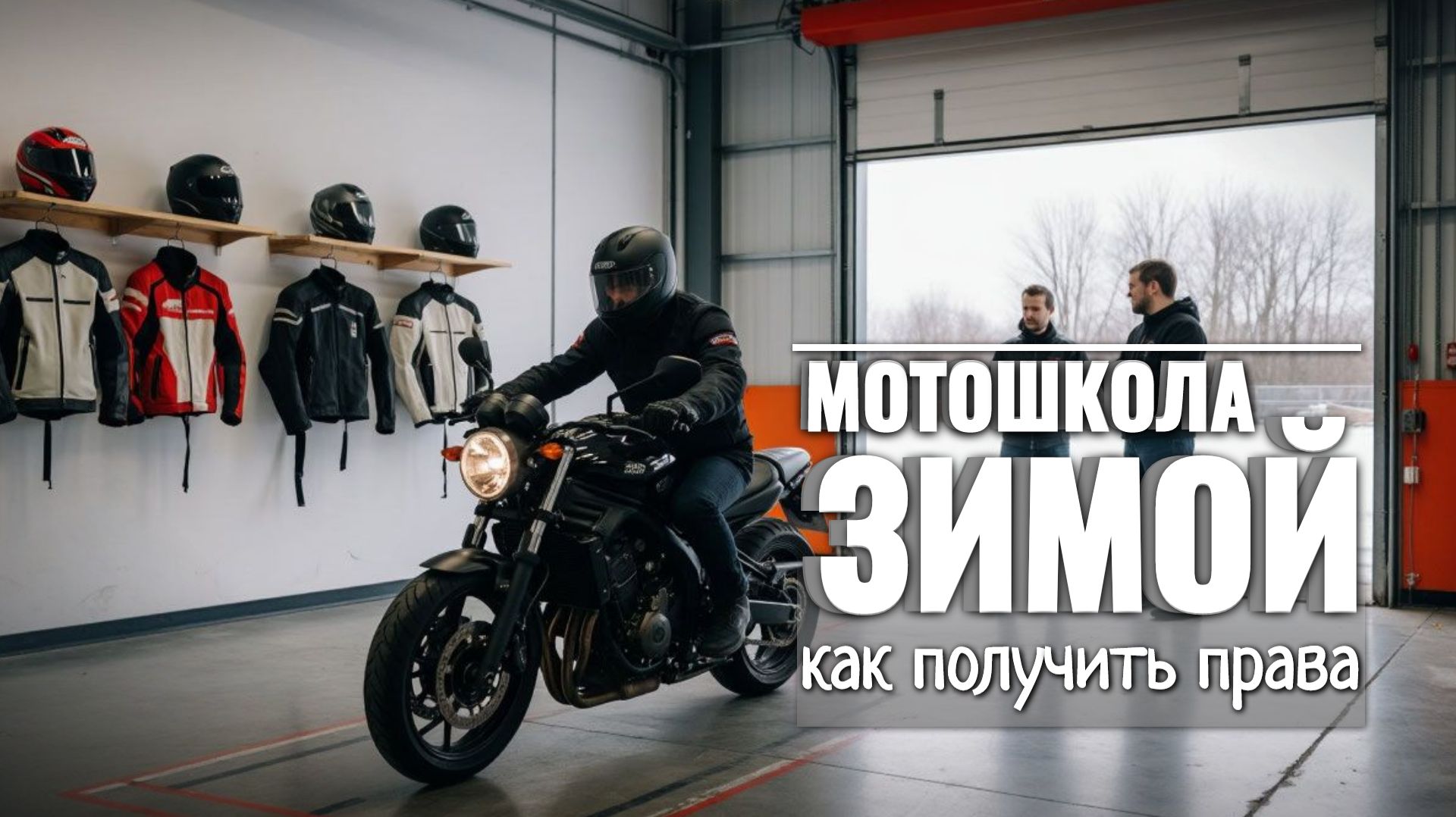 Права на мотоцикл: преимущества зимнего обучения ❄️🏍️