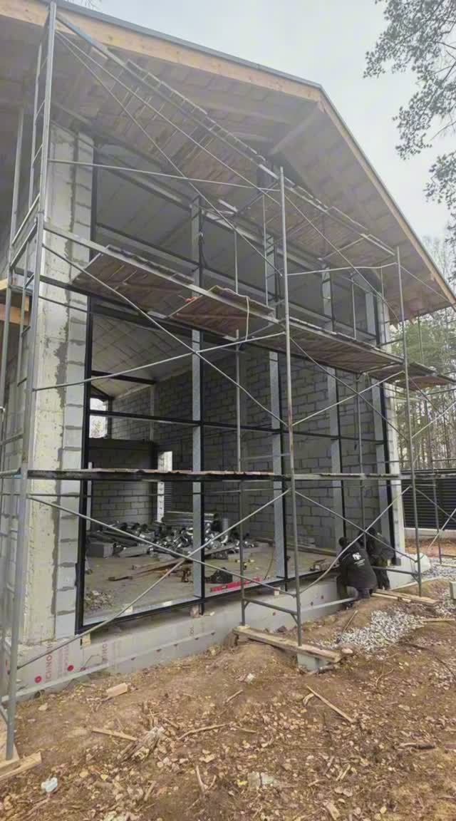 КП Заповедник, Иволга монтаж фасадных конструкций Алютех