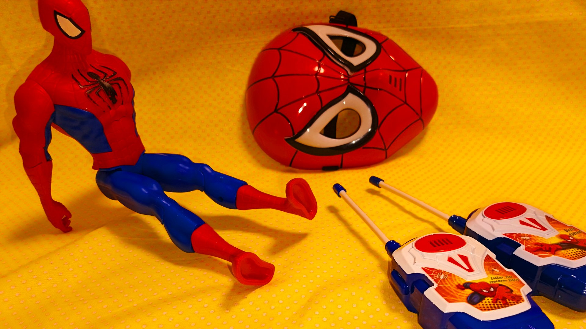 Рация Человека-паука.Супергерой.Супергерои.Марвел.Мстители.Человек паук.Игрушки для детей.Телефон.