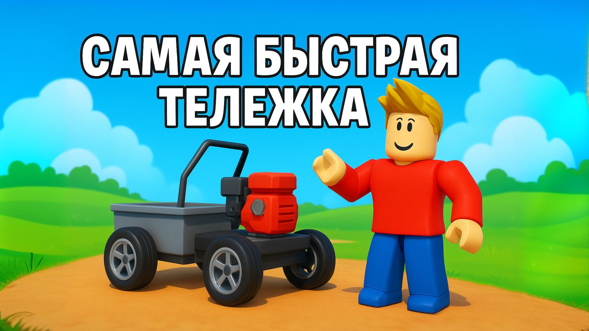 СЛОМАЛ ИГРУ САМОЙ БЫСТРОЙ  ТЕЛЕЖКОЙ В ROBLOX! |ЧАСТЬ 2