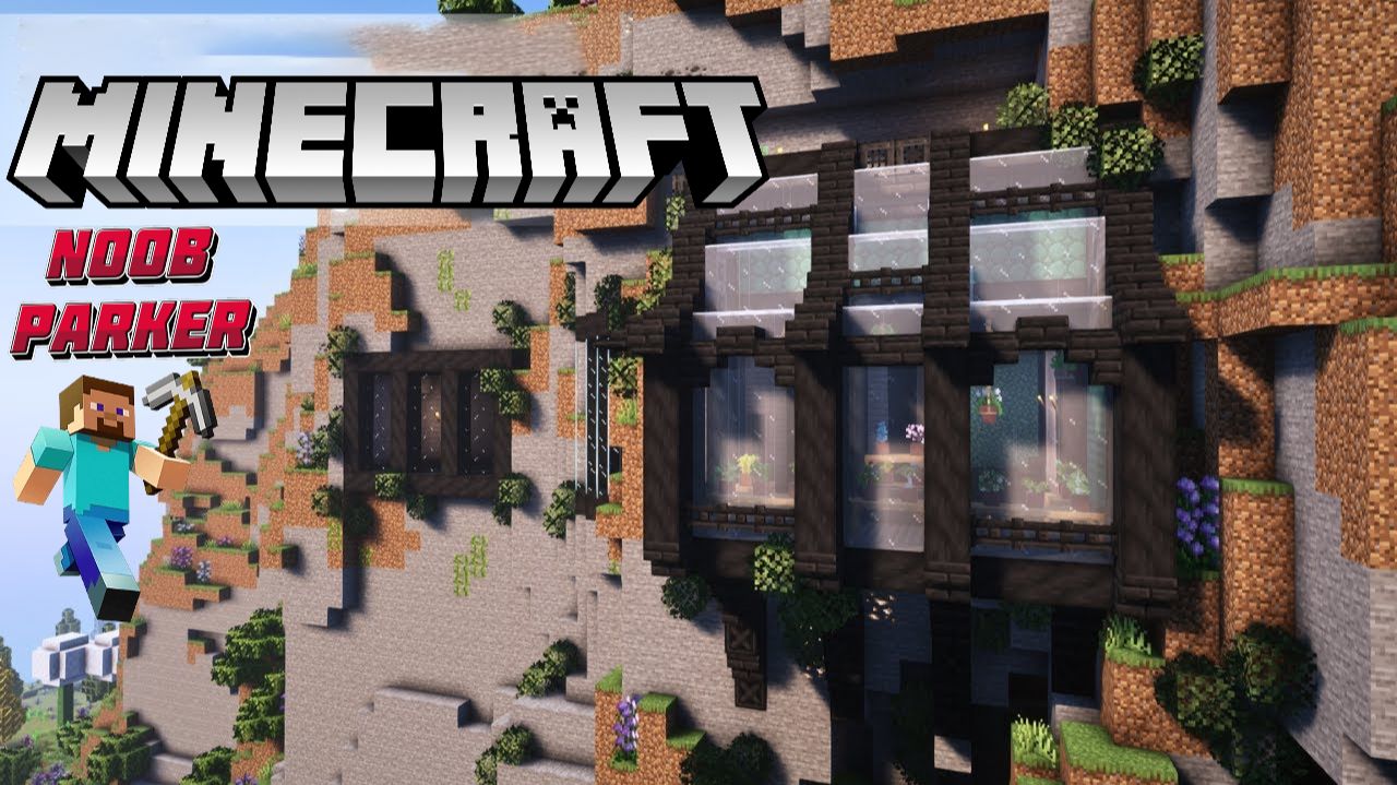 Майнкрафт Лонгплей Домик на скале