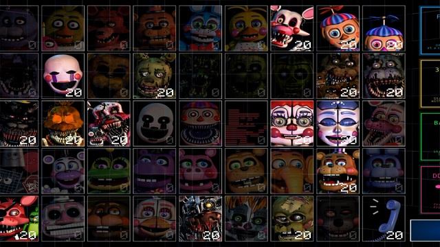 ОПЯТЬ ПРОДОЛЖАЕМ ИГРАТЬ В ПОЛНОСТЬЮ НАСТРАИМАВУЮ НОЧЬ!!! СТАВИМ НОВЫХ АНИМАТРОНИКОВ!!!