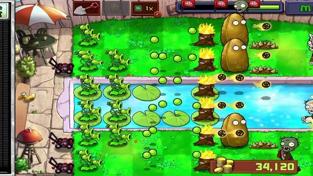 Выполняю достижение "Чили-аут" в PVZ 1