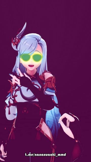 ||mmd x Genshin Impact|| Sugar crash |Shenhe|