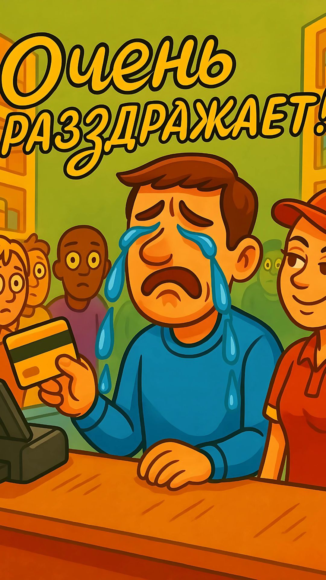 Очень раздражает. Случай в магазине. Деньги. Грустно. Приколы. Шутки. Юмор. Анекдоты. Скетч. #shorts